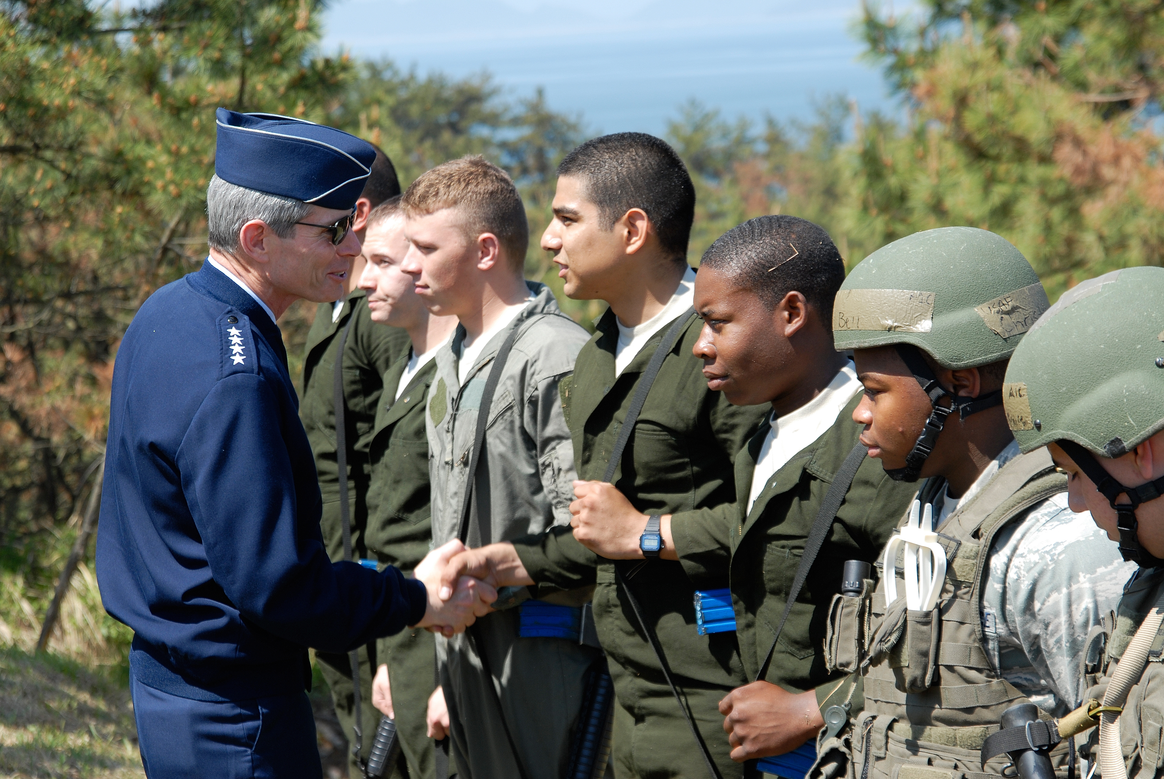 CSAF Visits Kunsan Kunsan Air Base Display