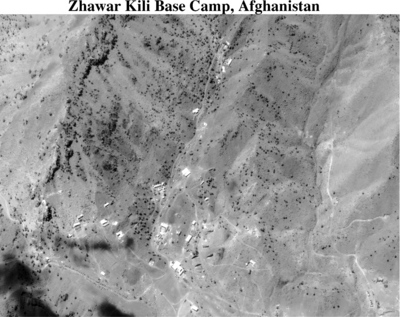 Photograph of the Zhawar Kili Base Camp, Afghanistan, used by Secretary ...