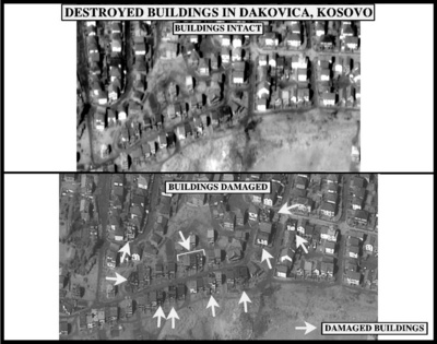 Pre- strike and post-strike assessment photographs of Destroyed ...