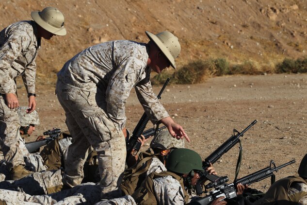 HQBN Marines take on advanced rifle course > Marine Corps Air Ground ...