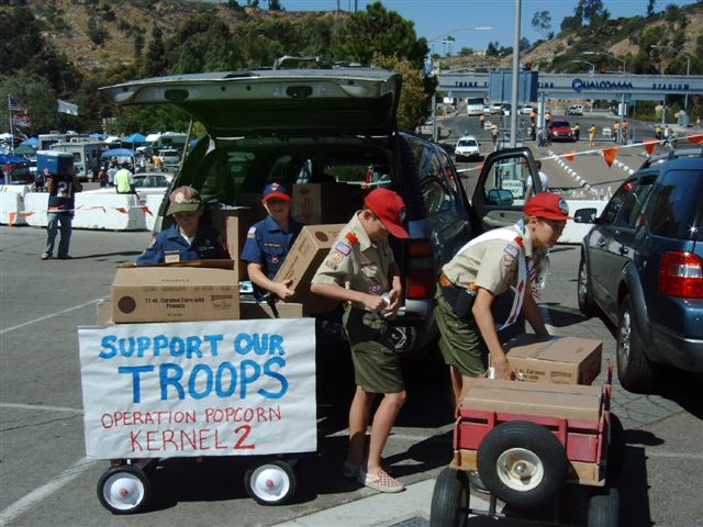 Deployed Marines get popcorn care packages > Marine Corps Air Station ...