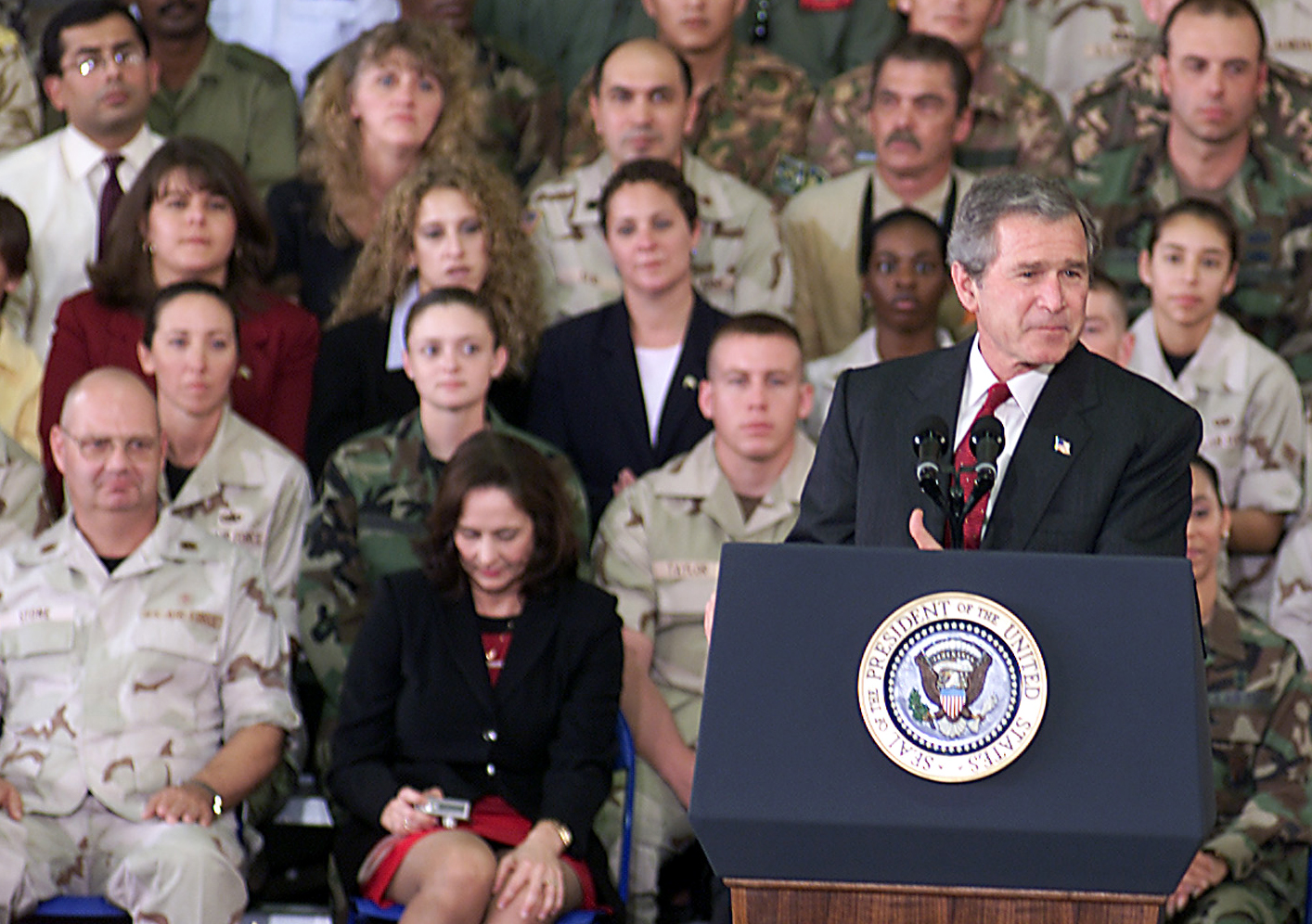 Bush visits