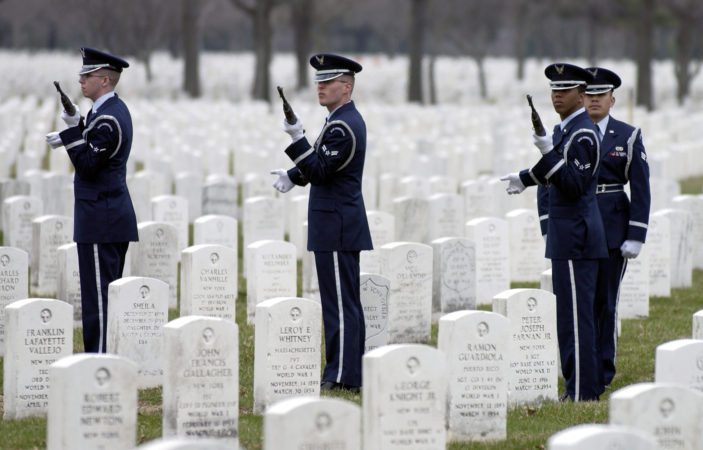 Twenty-one gun salute