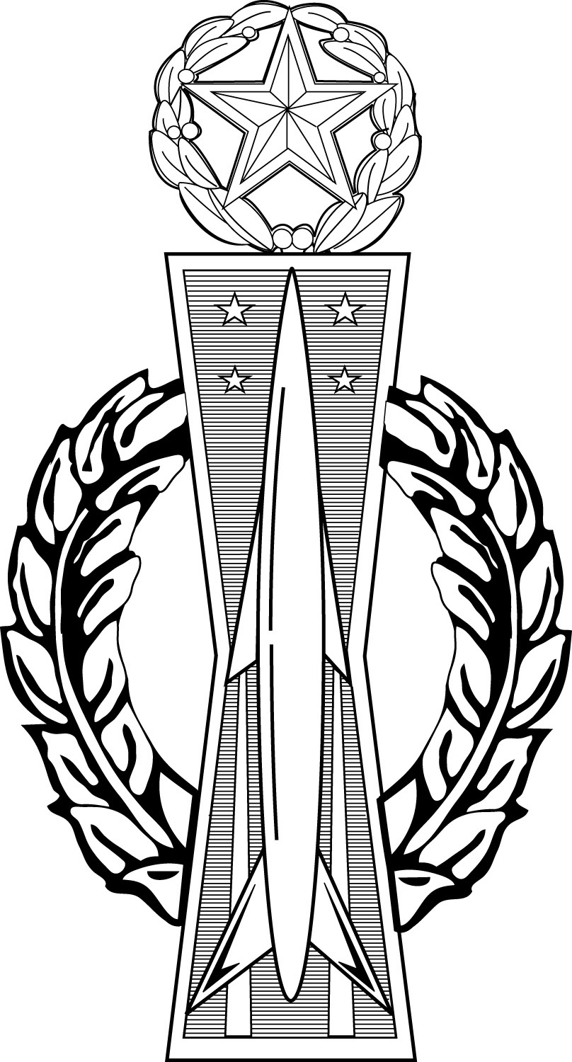 Missile with Ops Designator badge