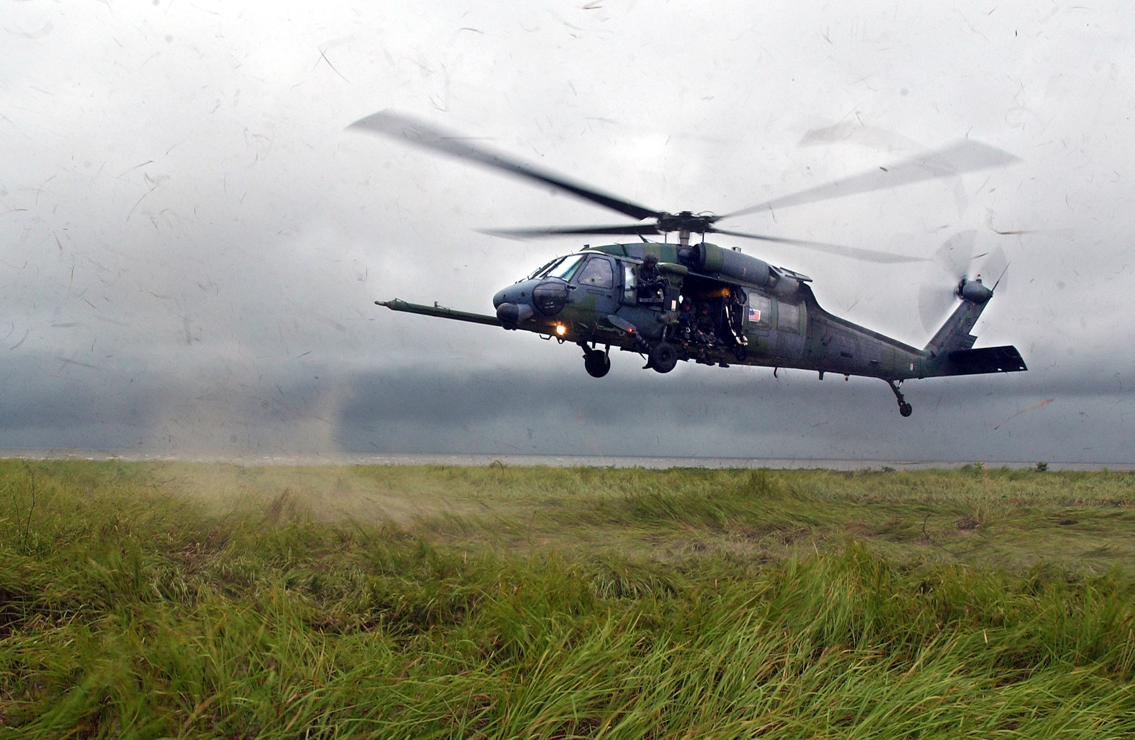 Pave Hawk landing zone