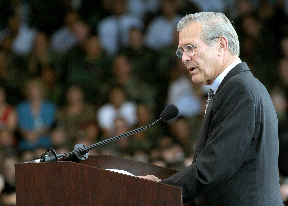 Rumsfeld: Two options in terror war > Air Force > Article Display