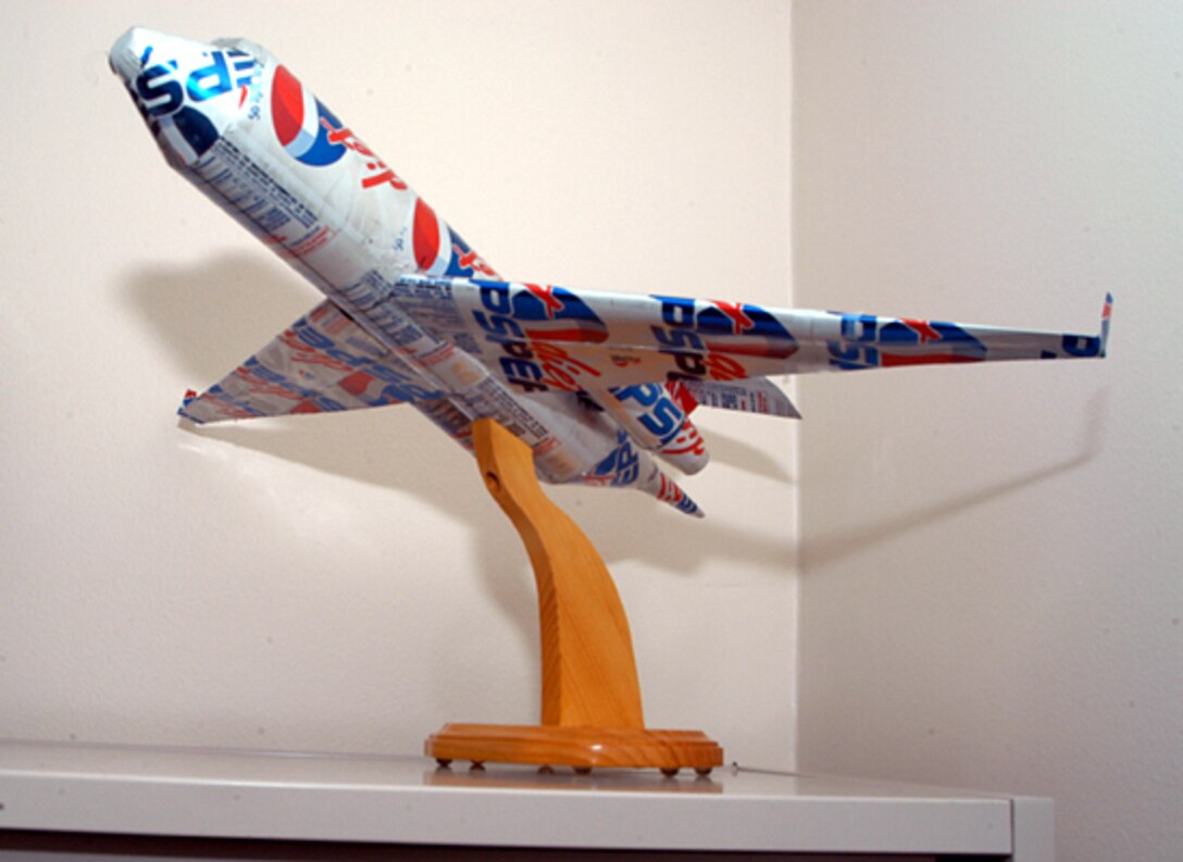 Making art out of recyclables