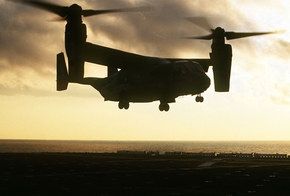 Osprey goes vertical