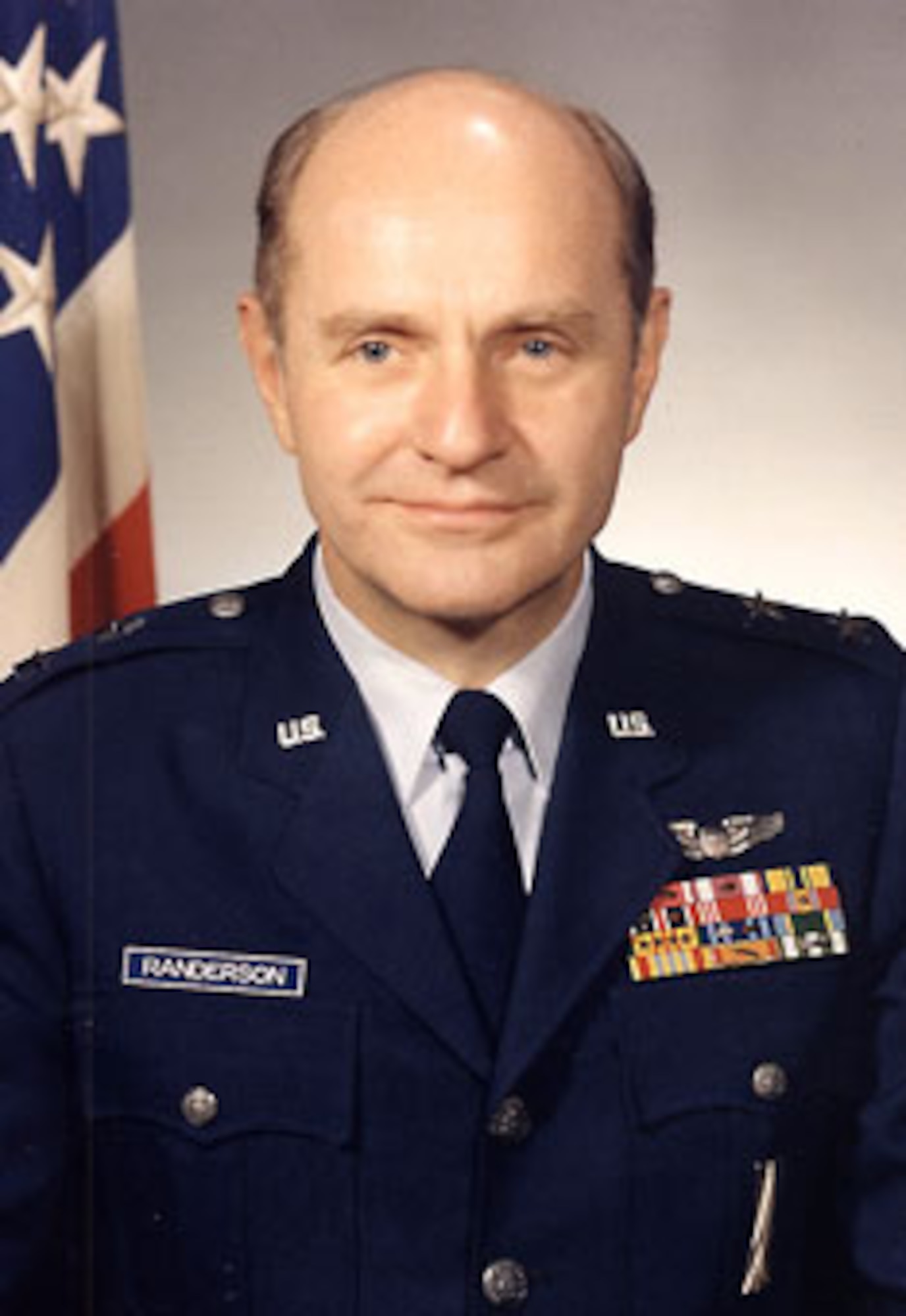 MAJOR GENERAL JOHN T. RANDERSON > Air Force > Biography Display