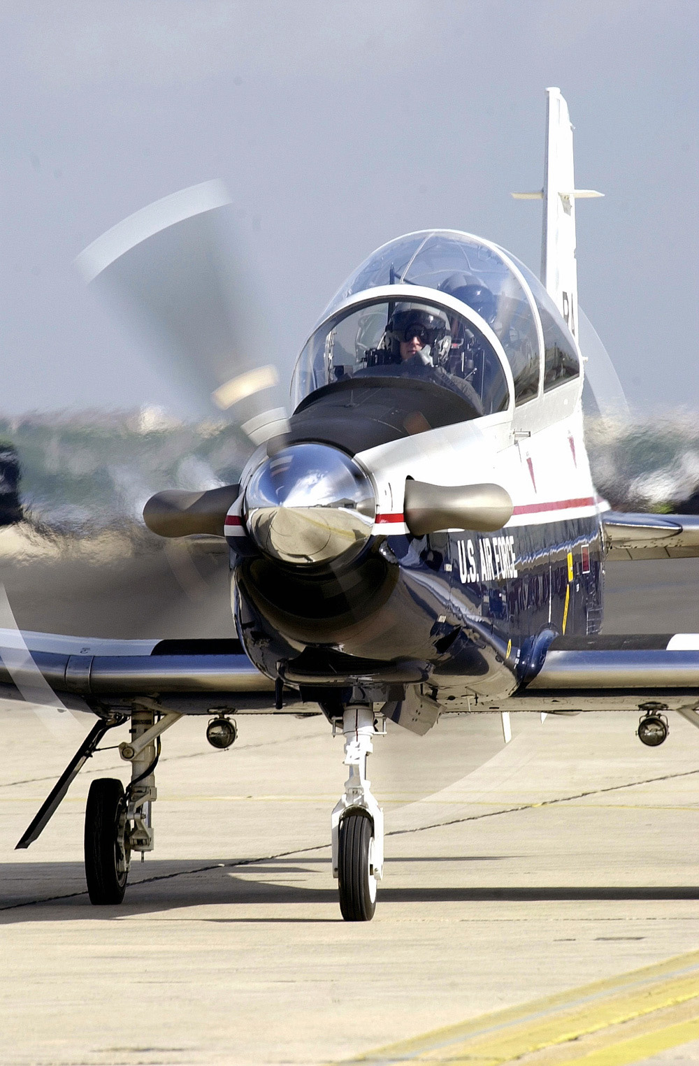 Texan taxis for take off