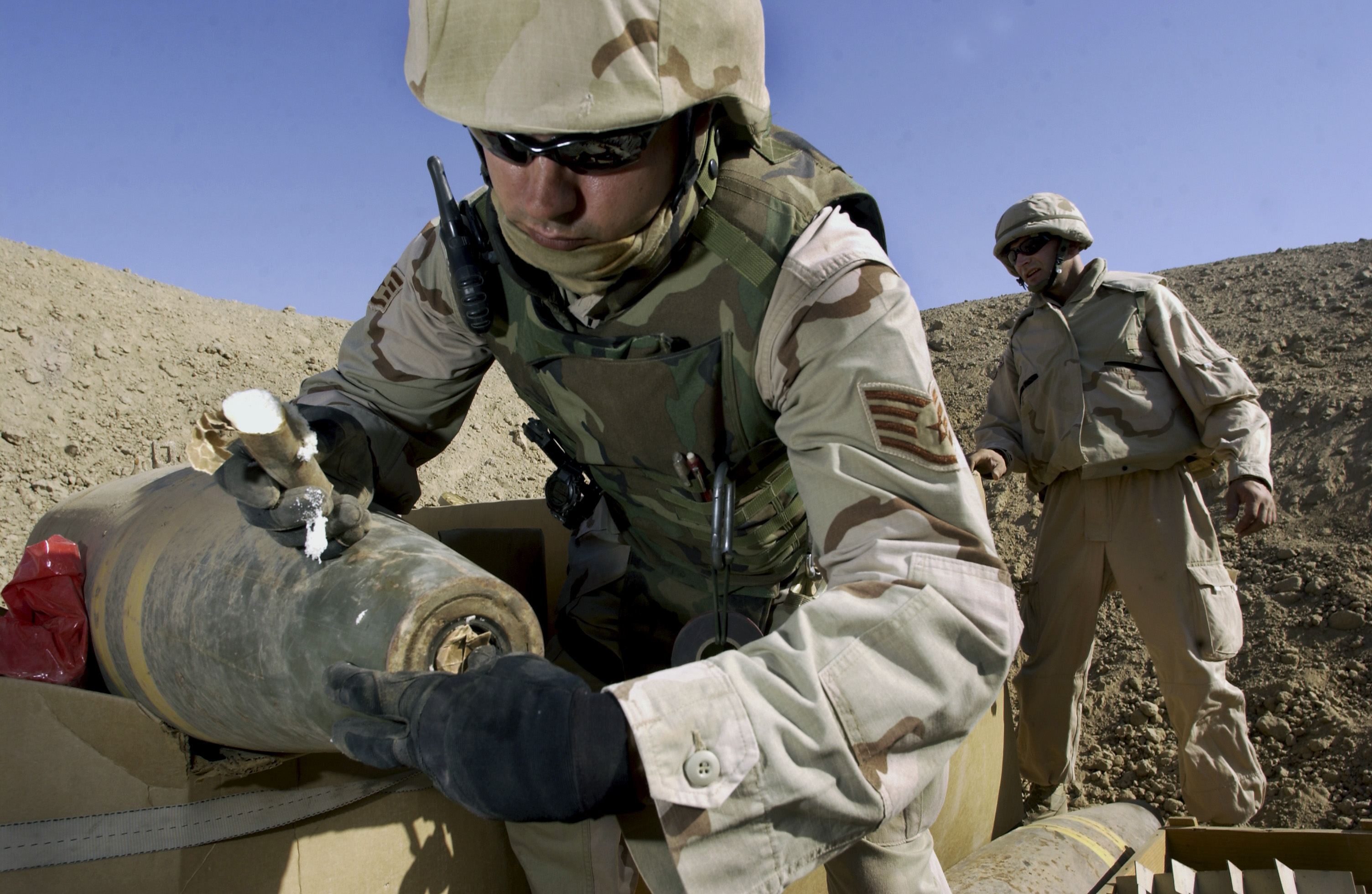 Airmen dispose of enemy ordnance > Air Force > Article Display