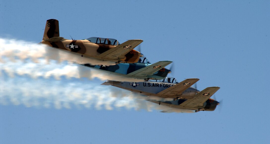 Four T-34s in formation