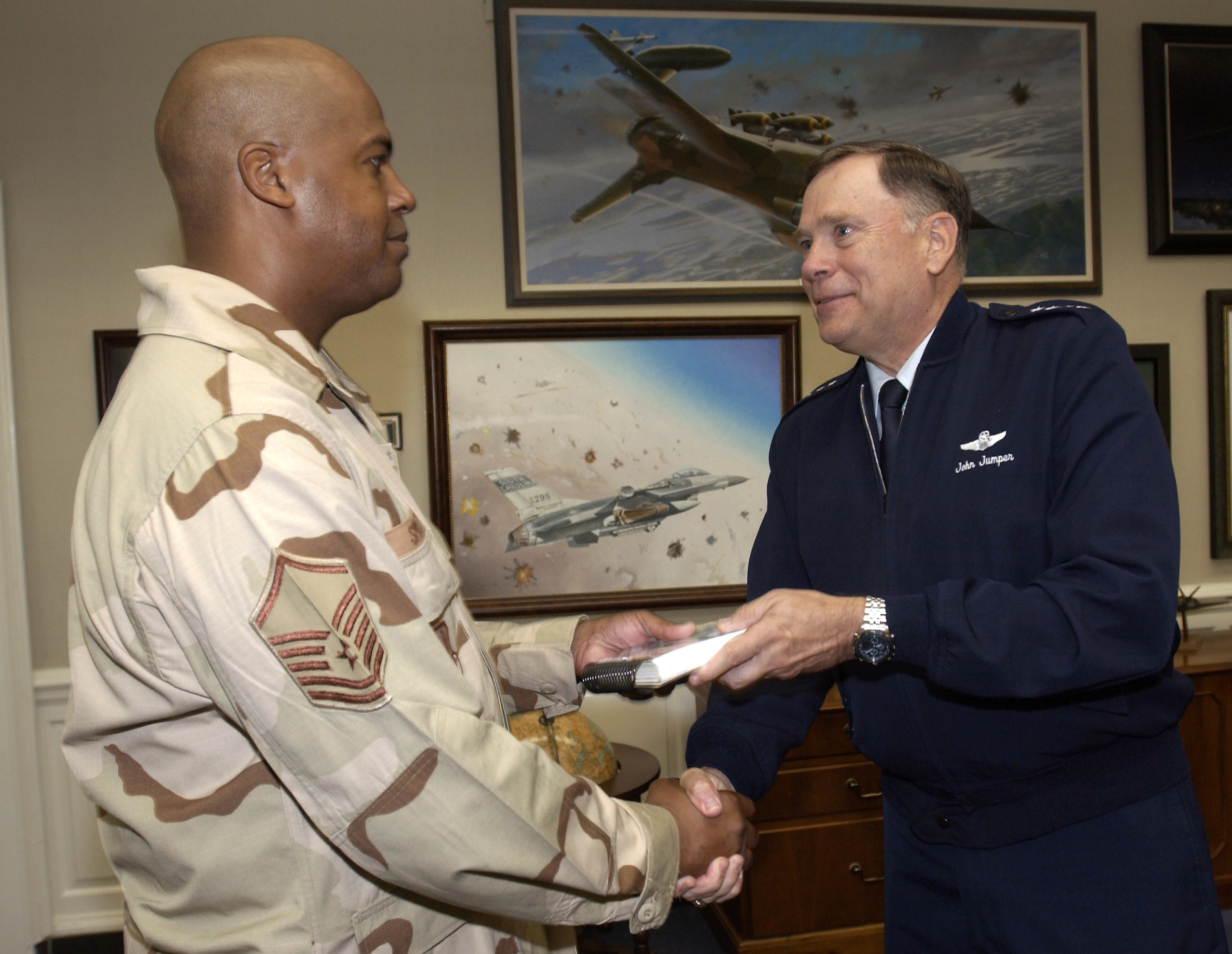 CSAF hands out revised Airman's Manual