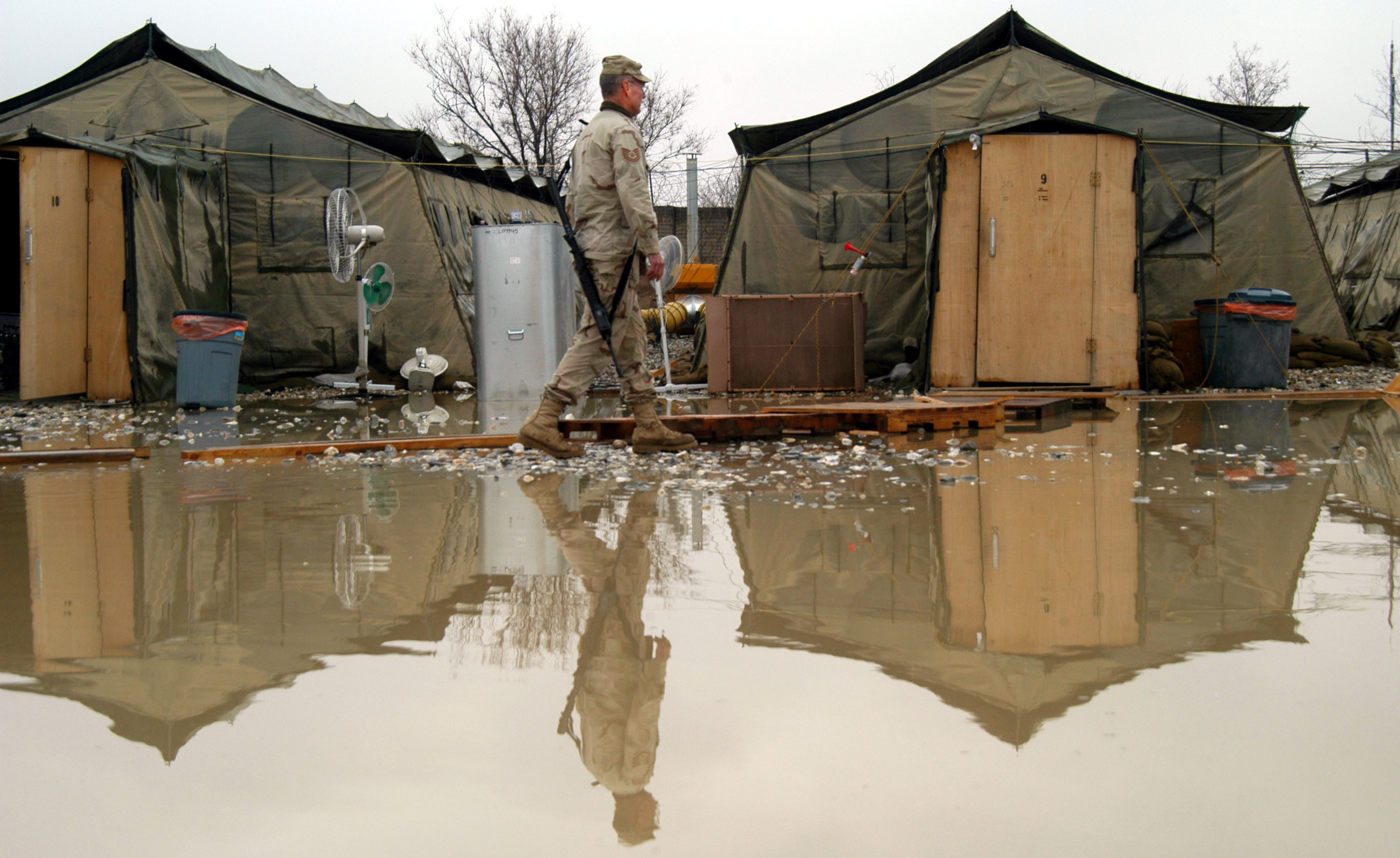 Bagram Airfield Living Conditions