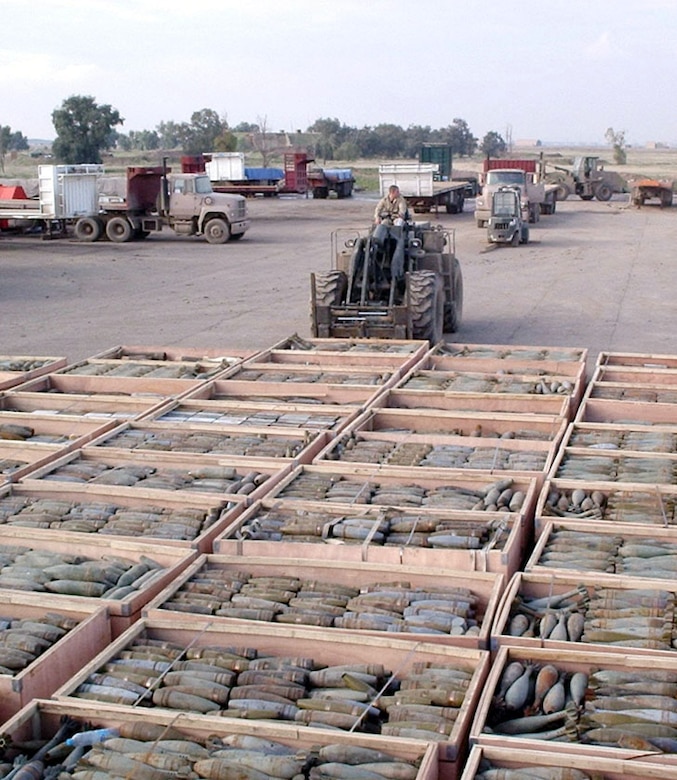 Squadron cleans bomb dump, makes area safe > U.S. Air Force > Article ...