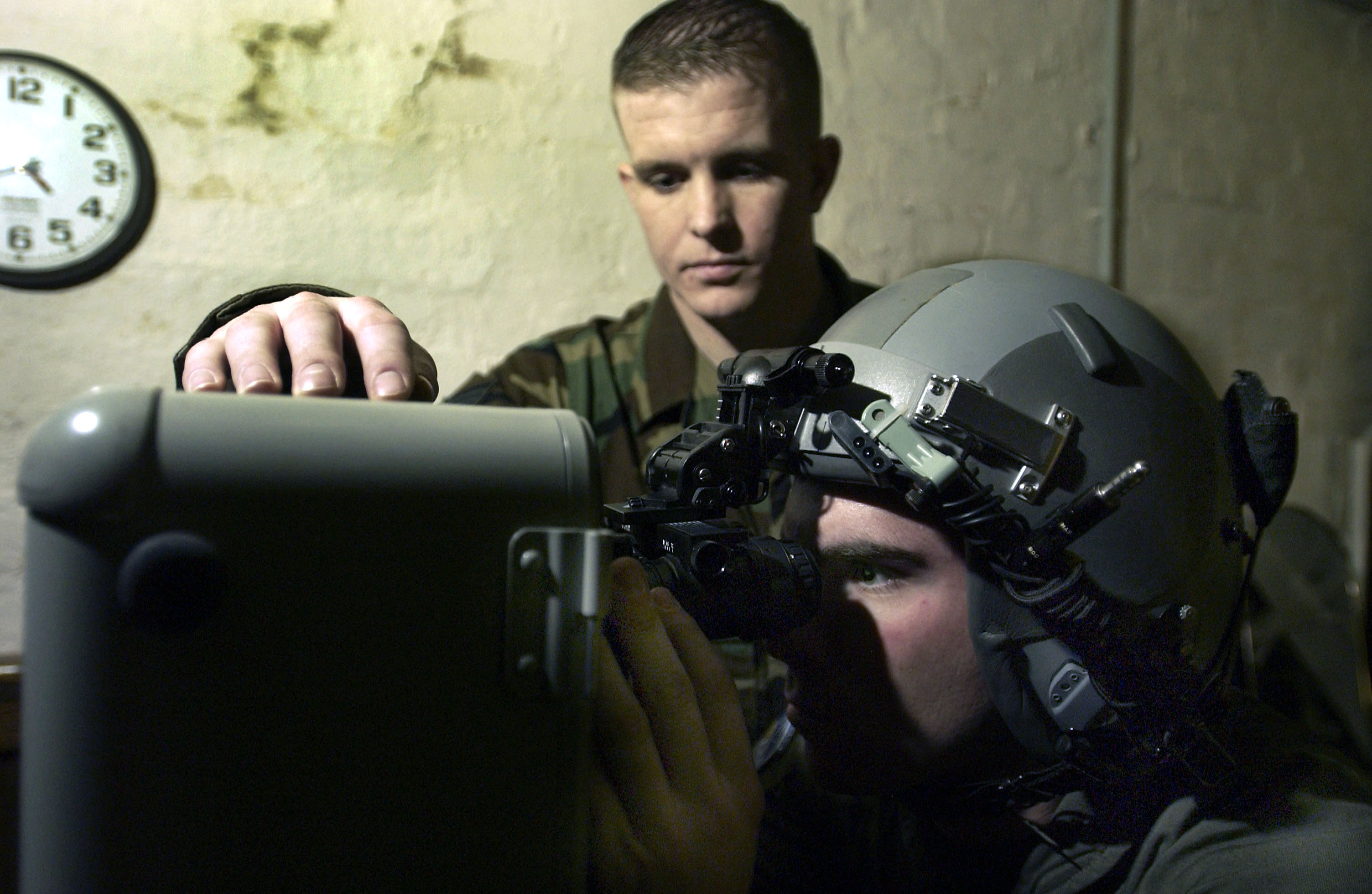 Testing out night vision