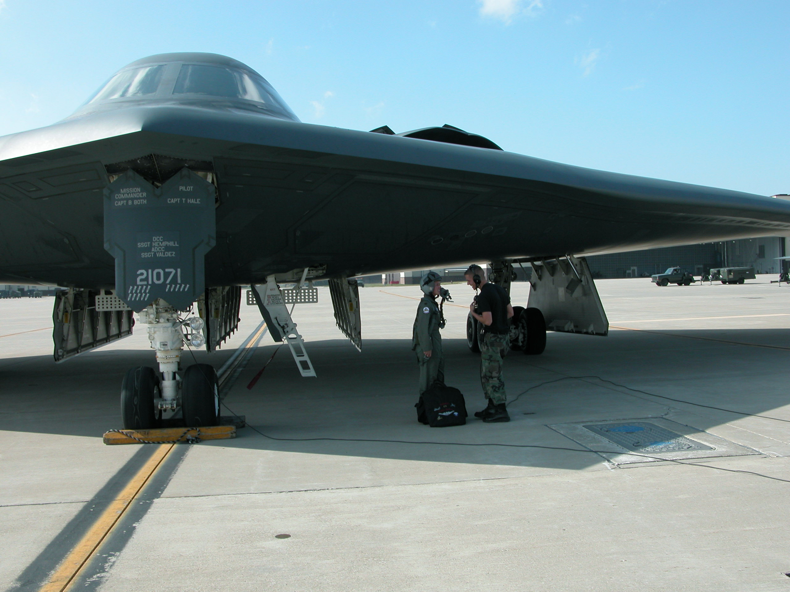 First 'unmanned' B-2 takes flight