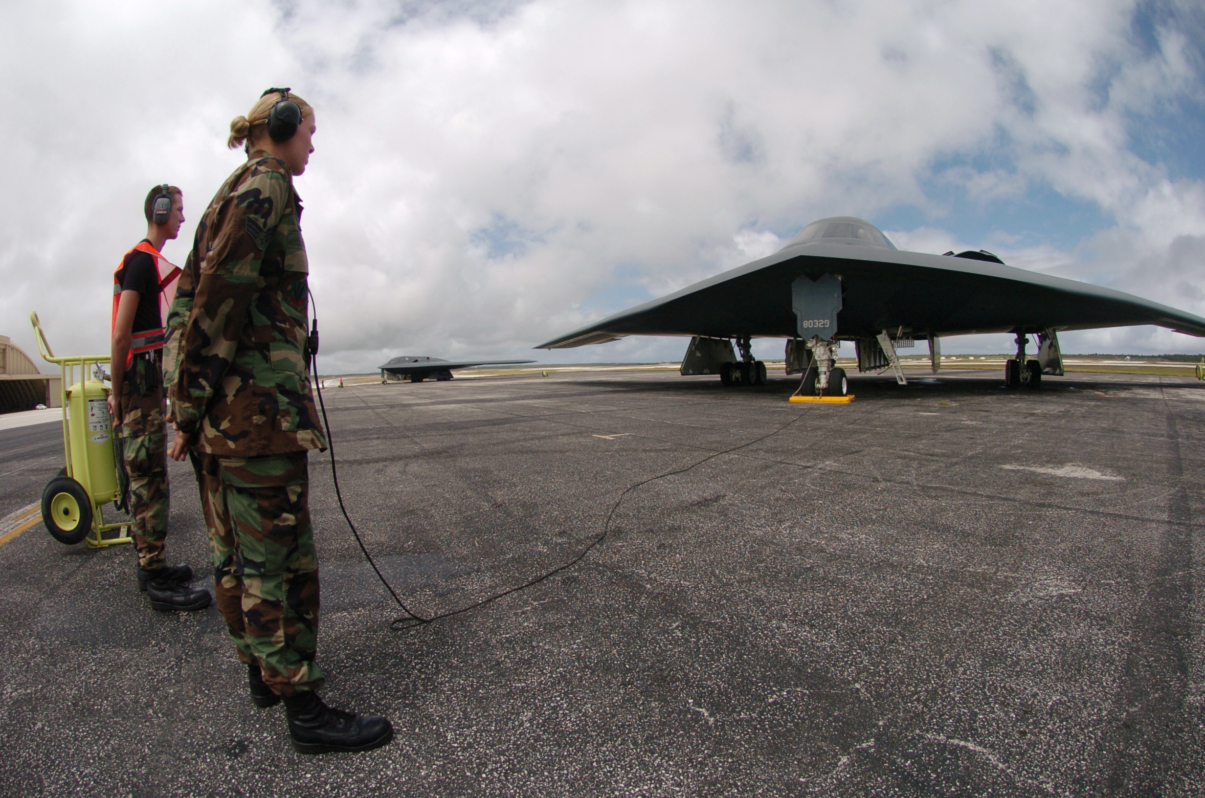Airmen help improve B-2 aircraft maintenance in Guam