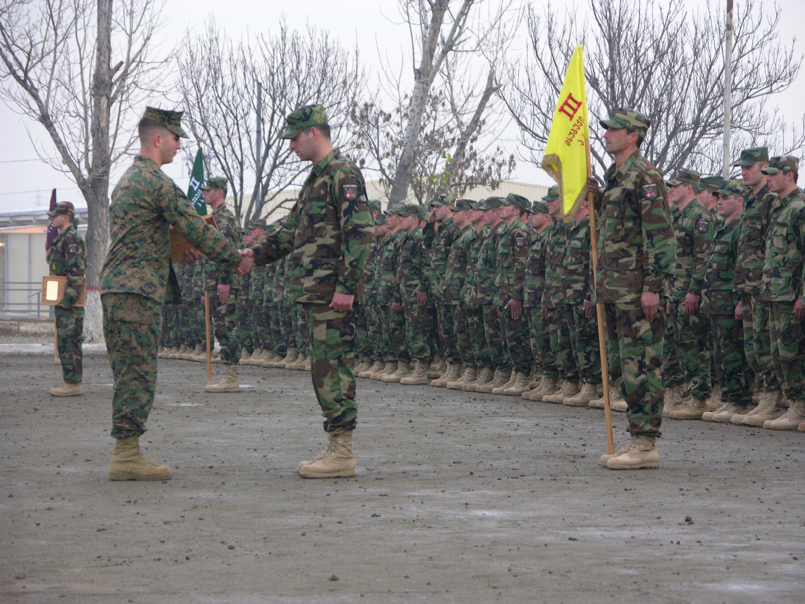 Georgian soldiers ready for Iraq deployment > United States Marine ...