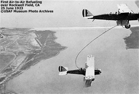 First Air-to-Air Refueling