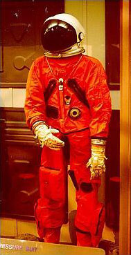 pressure inside space suit