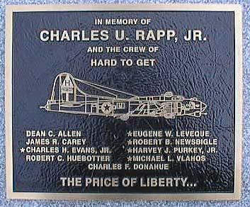 Charles U. Rapp Jr. and “Hard to Get” plaque