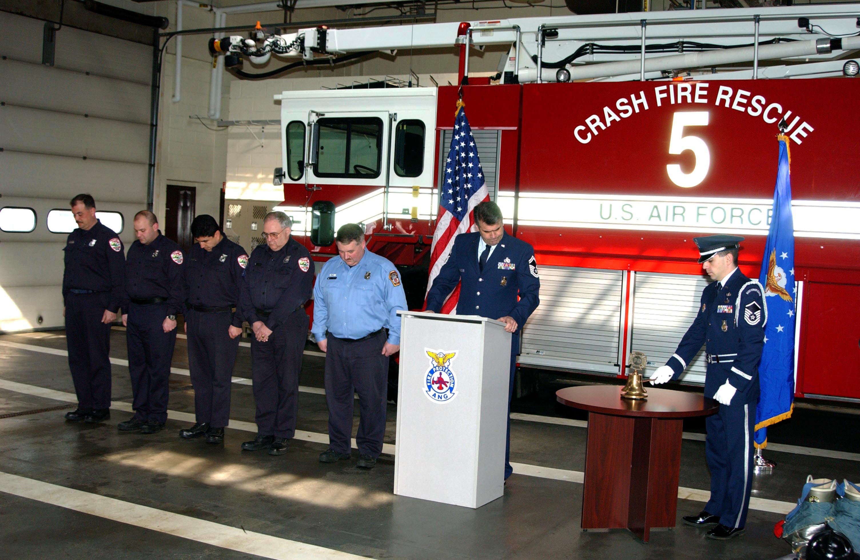 Final alarm sounds worldwide for fallen Air Force firefighter > Air ...
