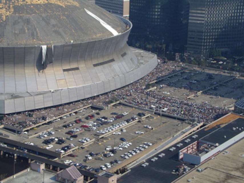 Hurricane Katrina Aftermath Superdome