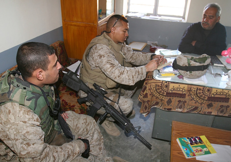 6th CAG collects residents information and assists repairs; > United ...