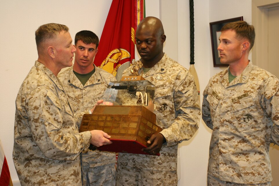 Marines reclaim Holcomb trophy > Headquarters Marine Corps > Article