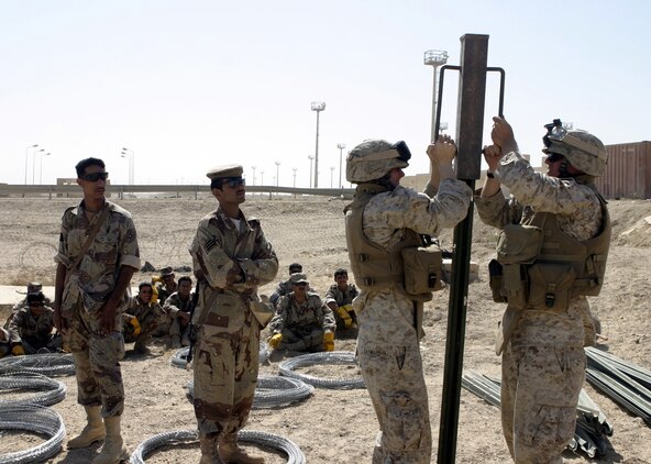 Texas Marine engineer, team help strengthen Iraqi army > 2nd Marine ...
