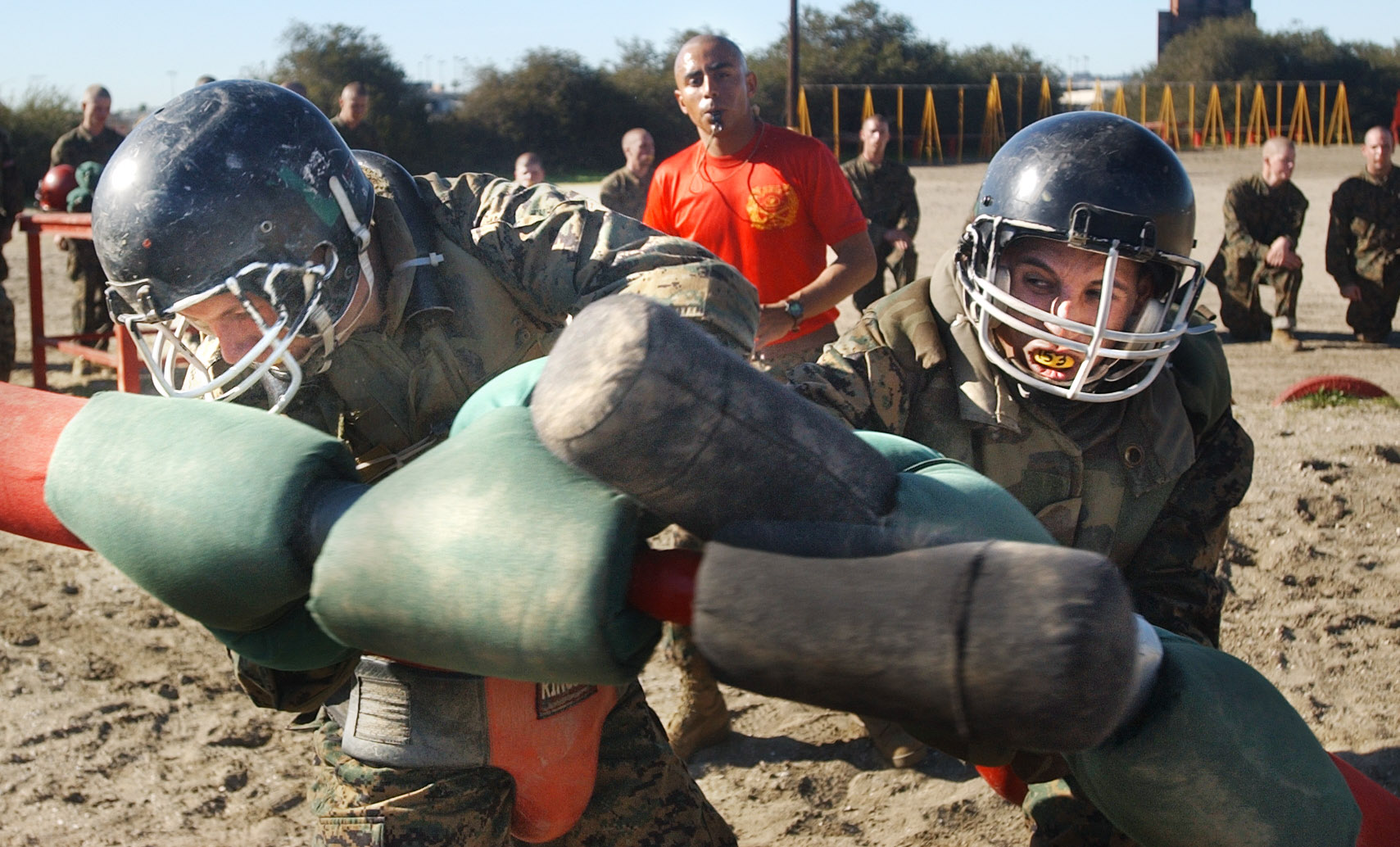 Ready to Rumble: First-phase recruits smash into Pugil Sticks 1 to ...