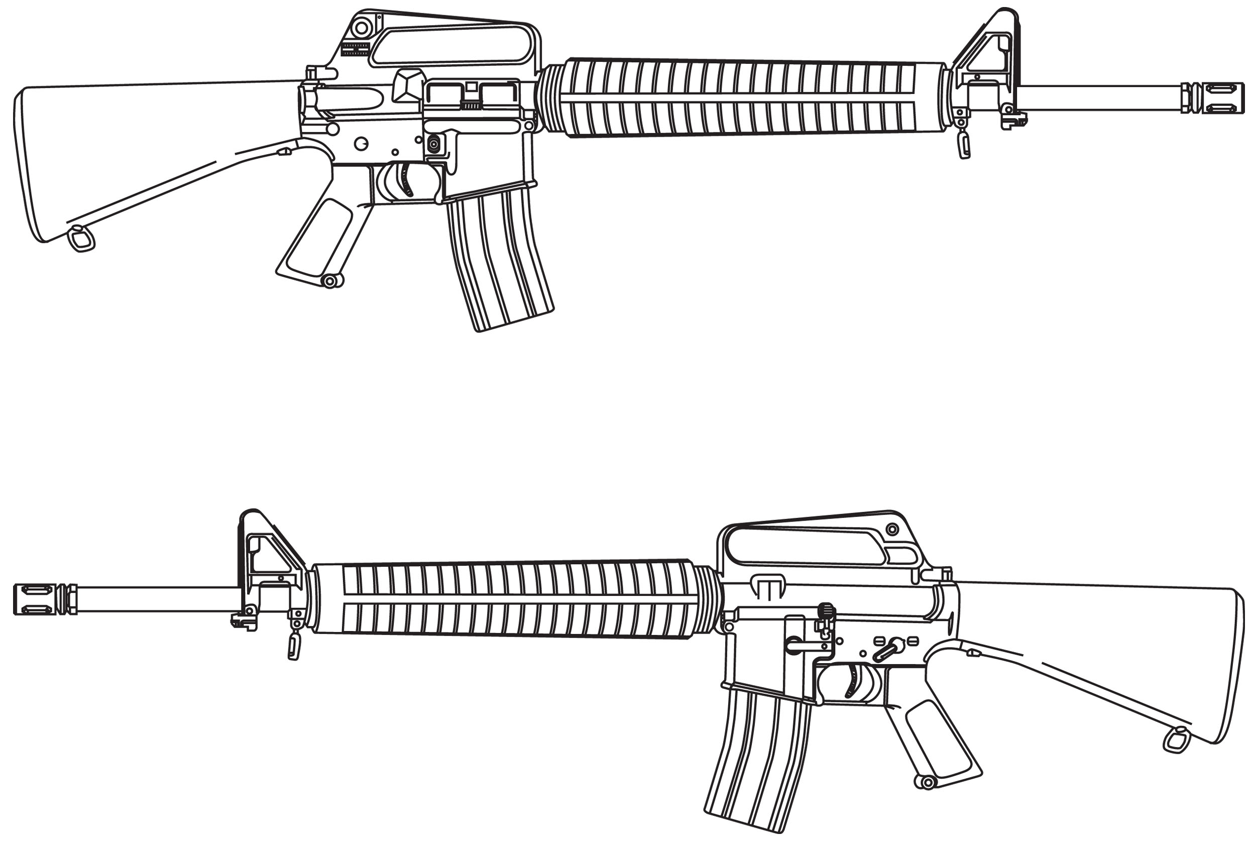 M16A2 Semiautomatic Rifle