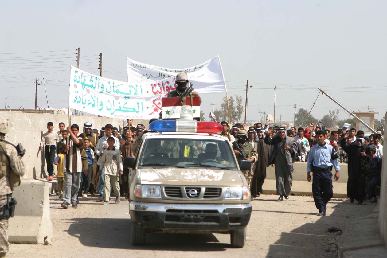 Iraqi led peace rally in support of coalition forces > United States ...