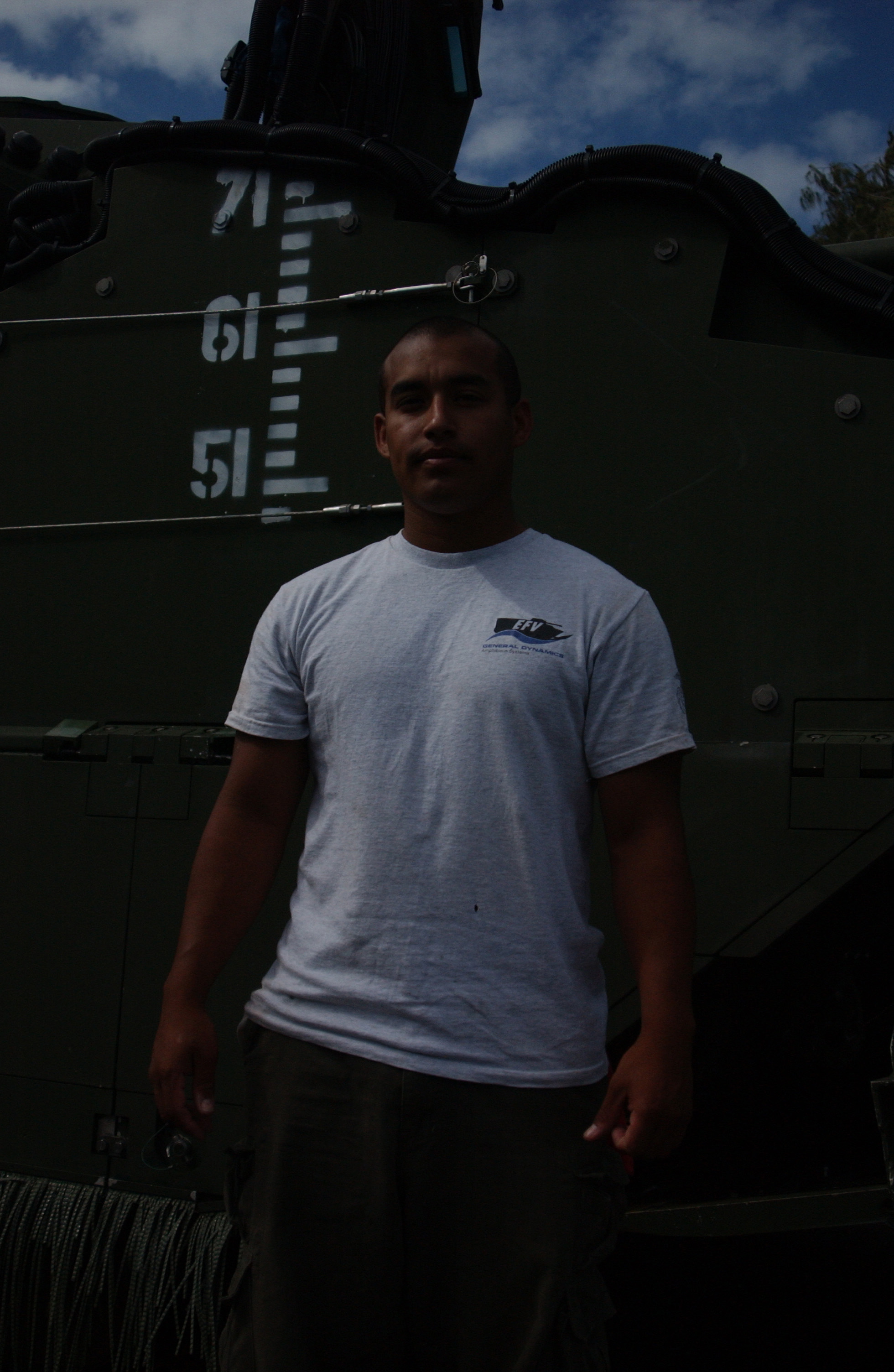 EFV crewman plans on career with Corps > United States Marine Corps ...