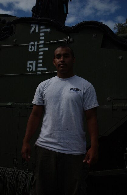 EFV crewman plans on career with Corps > United States Marine Corps ...