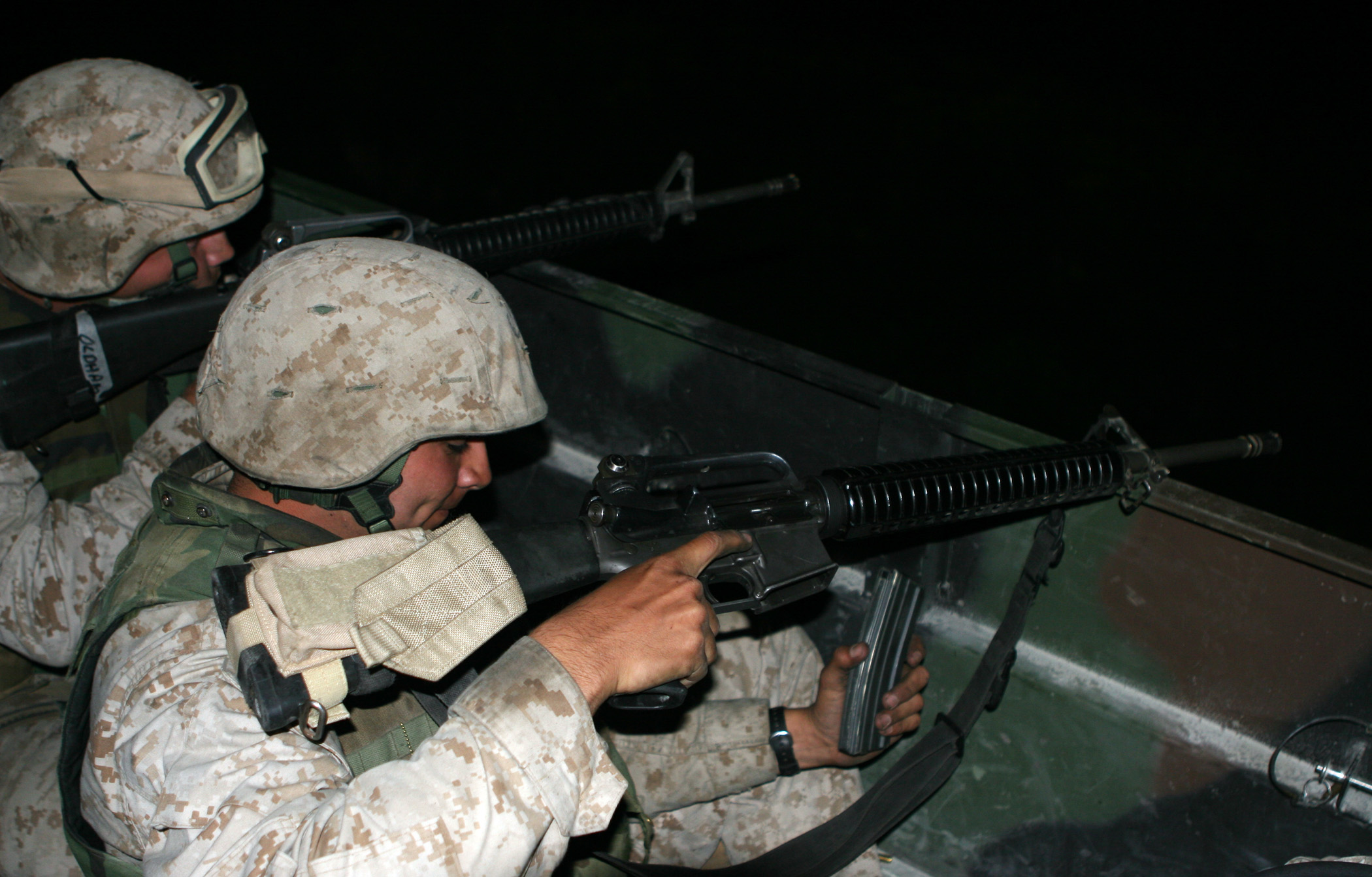 Comm Marines get off information highway, onto California roads for ...