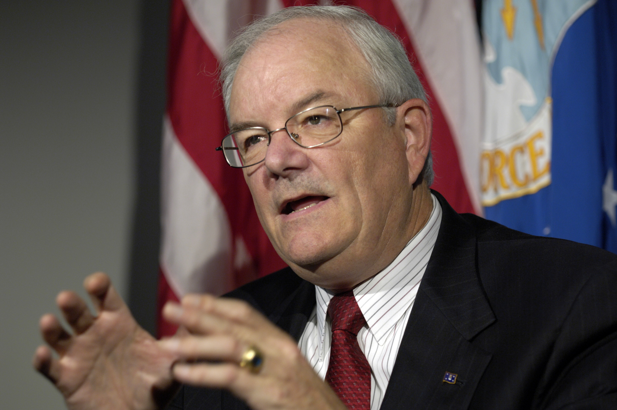 Secretary of the Air Force Michael Wynne interview