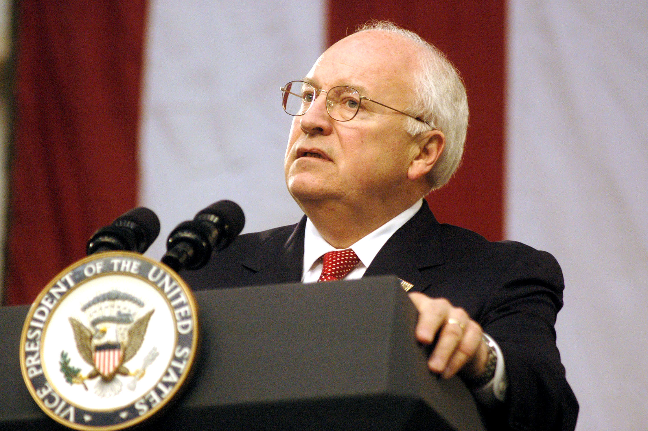 Cheney thanks Robins troops for terror war support > Air Force ...
