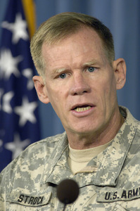 Lt. Gen. Carl Strock explains that the levees protecting New Orleans ...