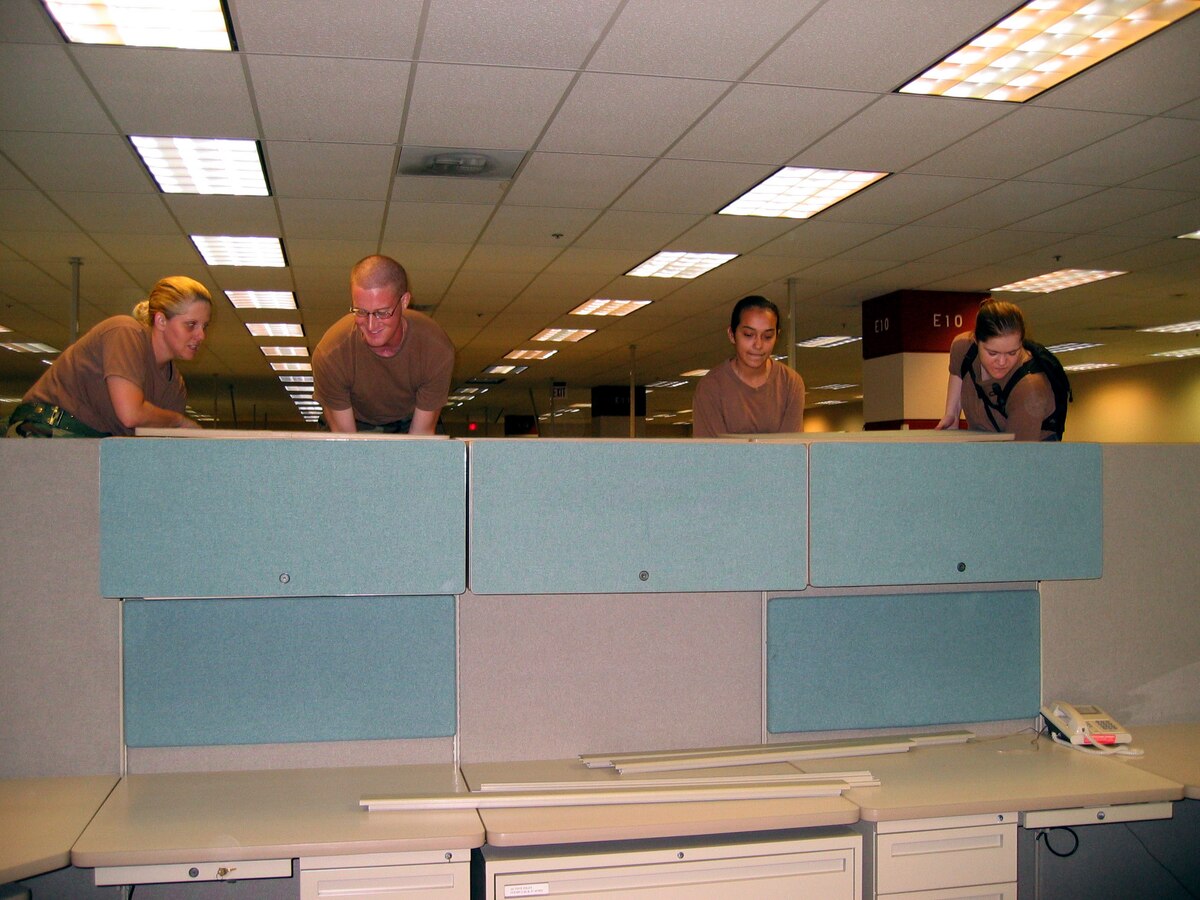 Lackland Airmen turn office areas into living spaces > Air Force ...