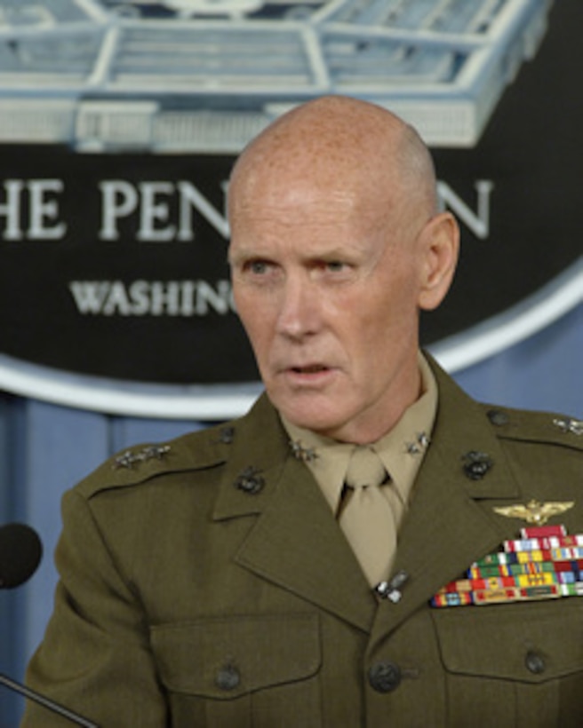 Maj. Gen. Timothy F. Ghormley briefs reporters in the Pentagon. | U.S ...