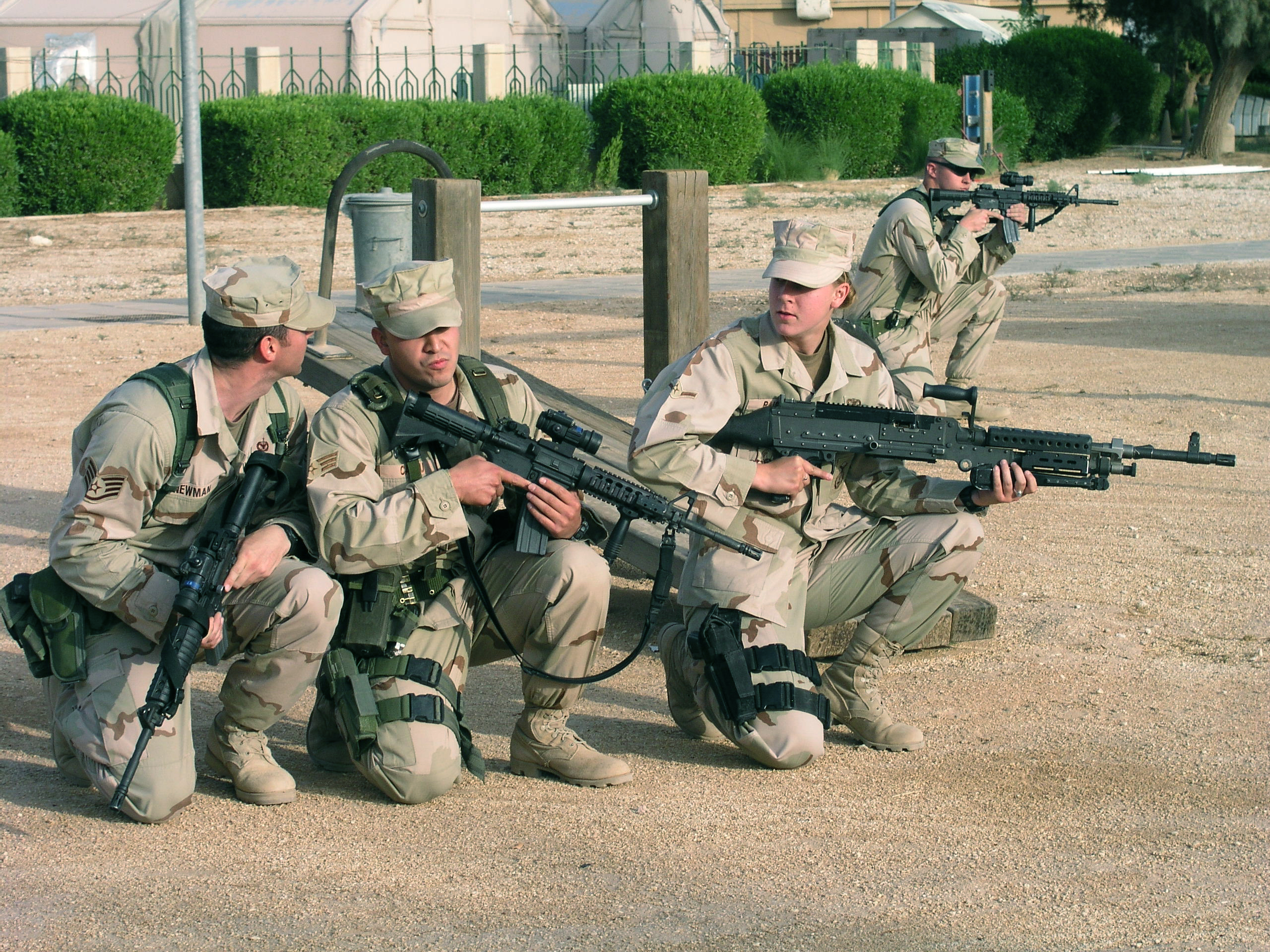 Ground combat skills prepare Airmen for base survival