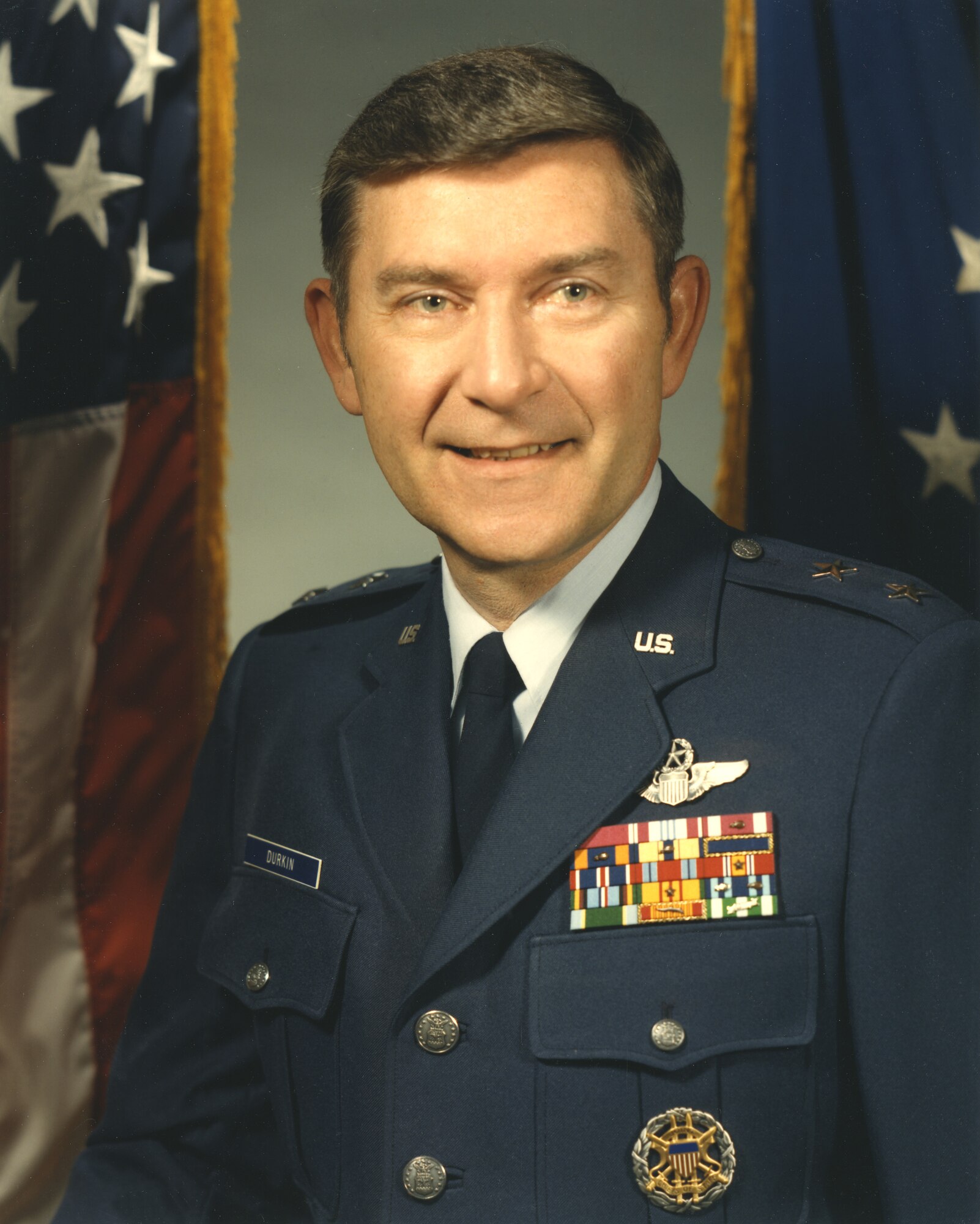 MAJOR GENERAL ROBERT F. DURKIN > Air Force > Biography Display