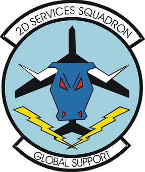 2nd Services Squadron Shield