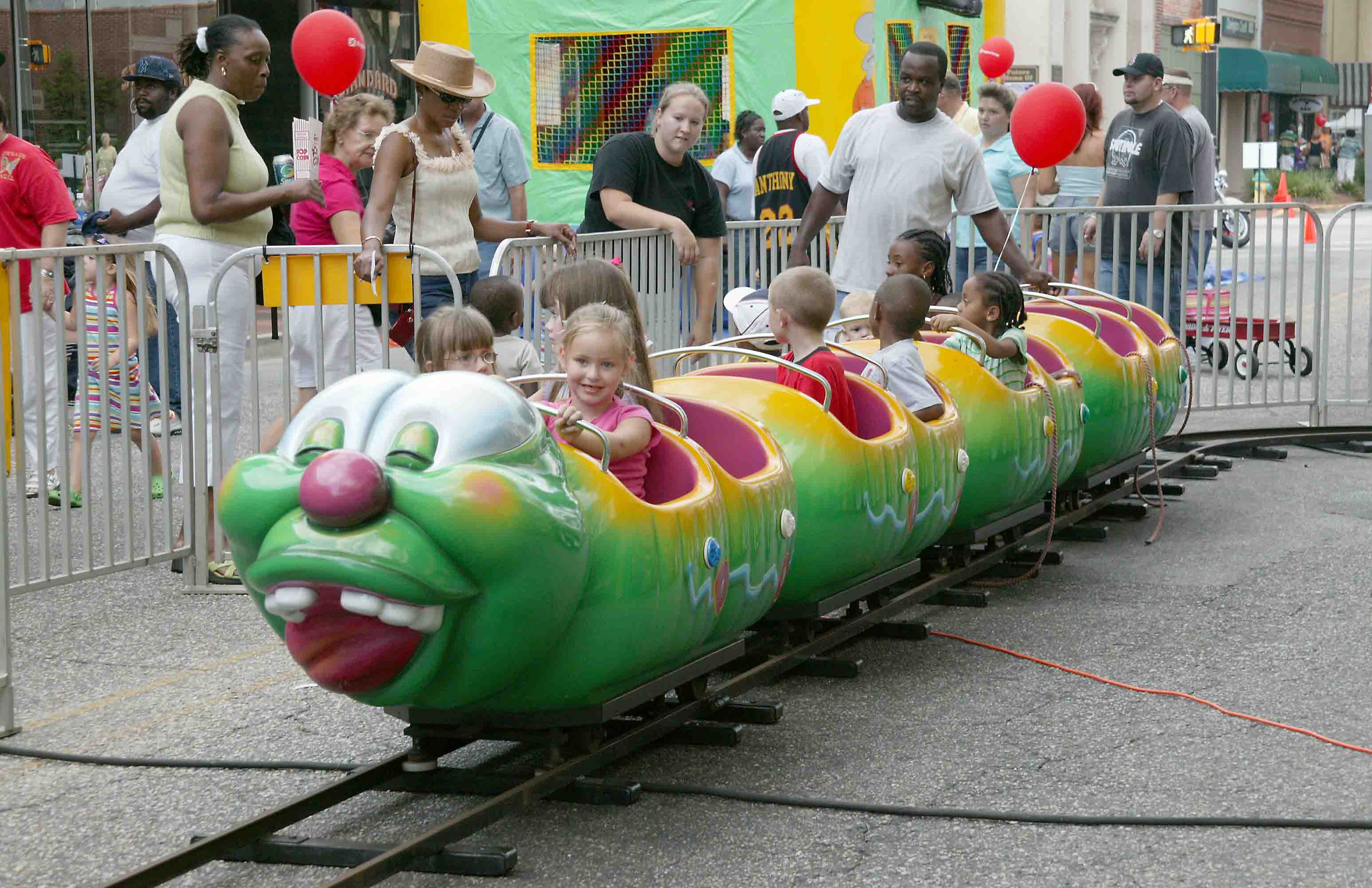 Riding the caterpillar