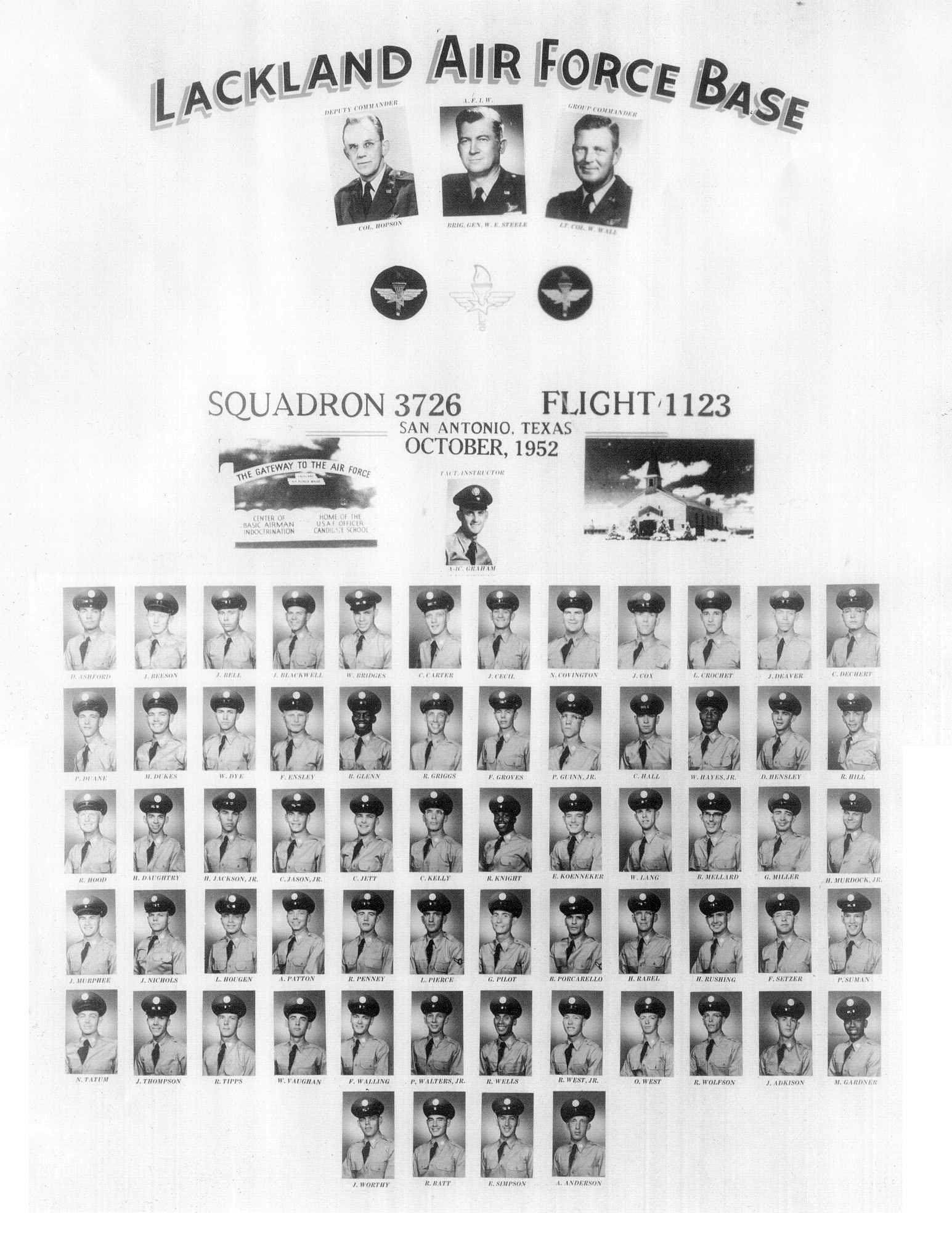 3726 Flt 1123 Oct 1952