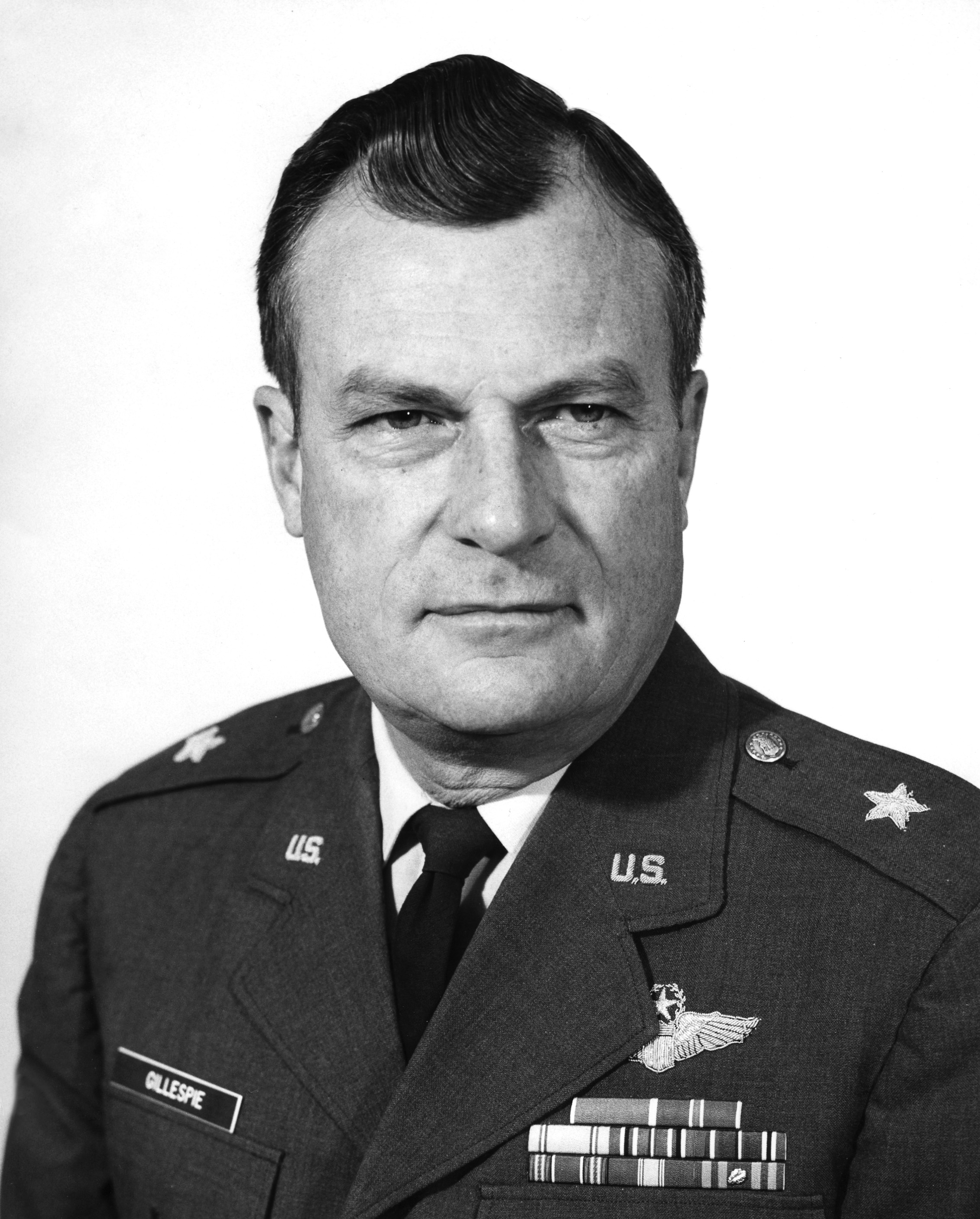 BRIGADIER GENERAL FRANK W. GILLESPIE > Air Force > Biography Display