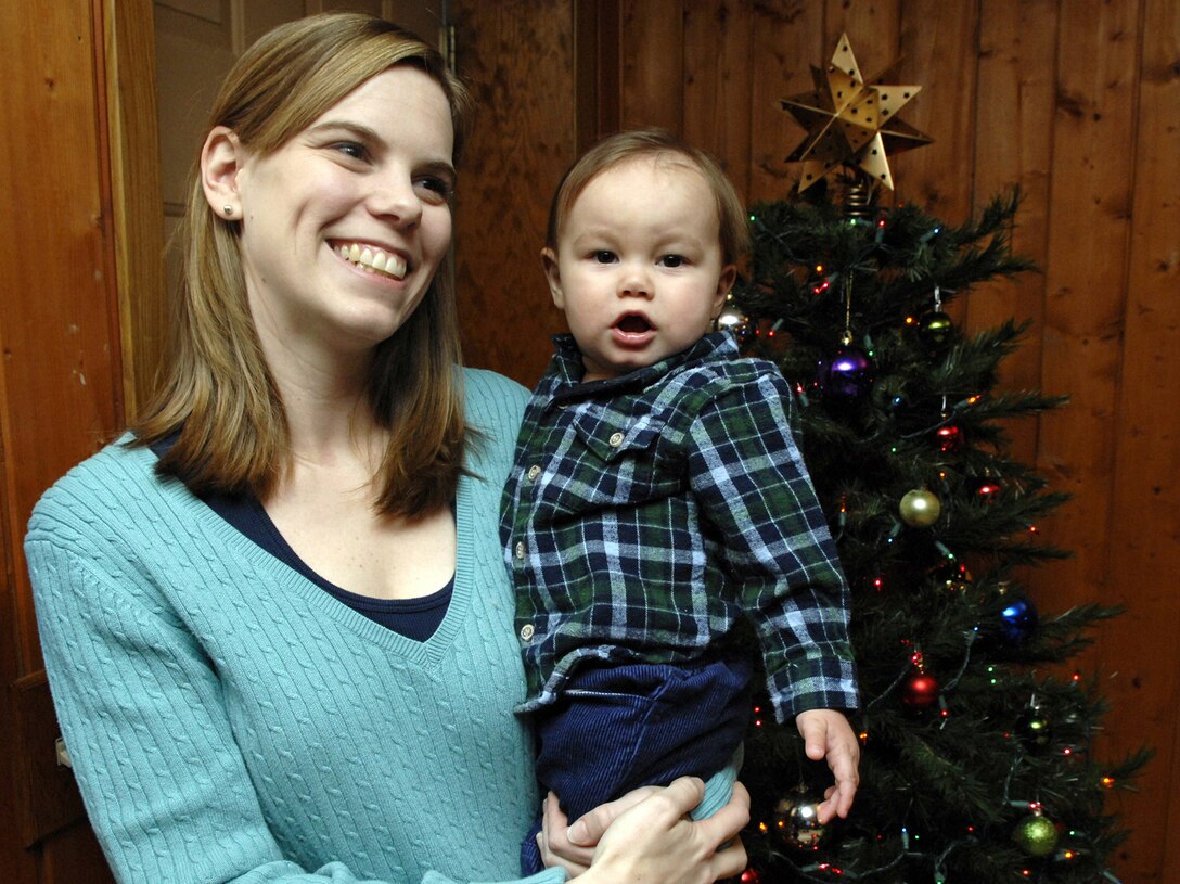 Ashley McCulloh is planning a quiet Christmas so she, her husband, Capt ...
