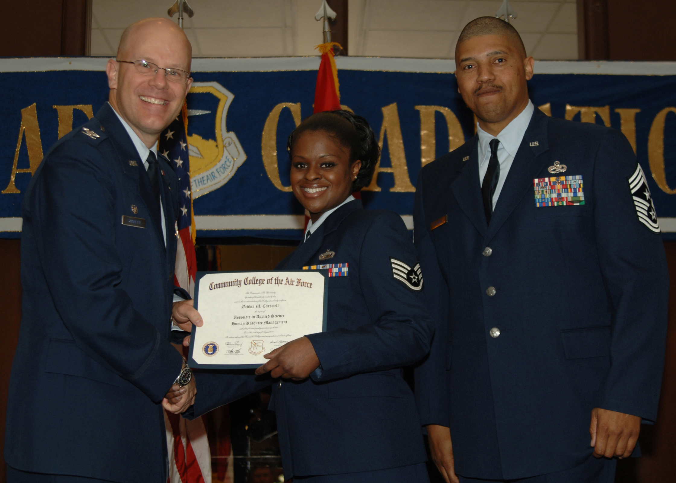 December CCAF graduation